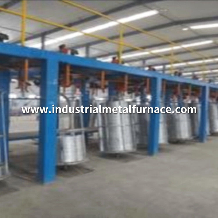 8000Ton Per Year Hot Dip Galvanizing Process Plant Line Zinc Kettle For ...