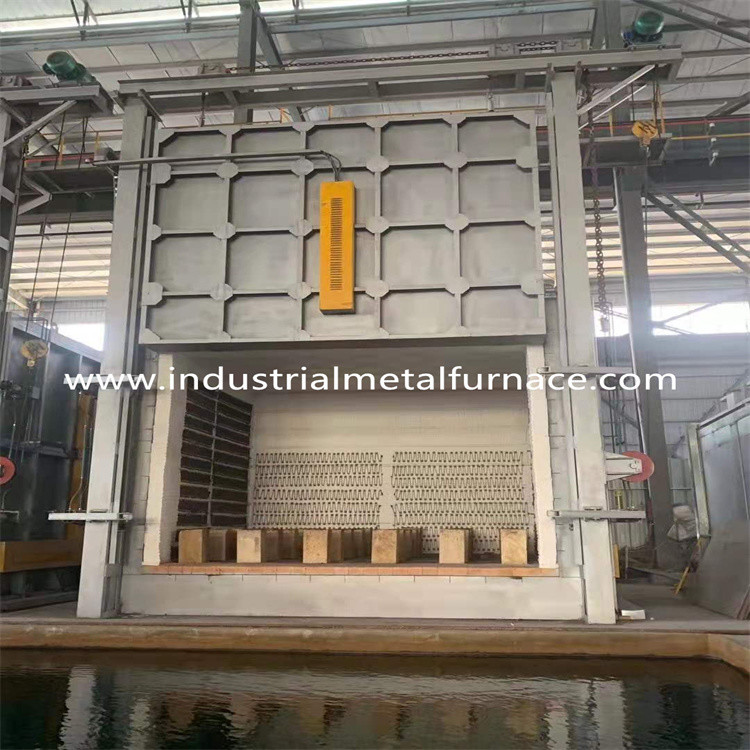 Trolley Type Car Bottom 900KW Rotary Hearth Bogie Type Heat Treatment ...