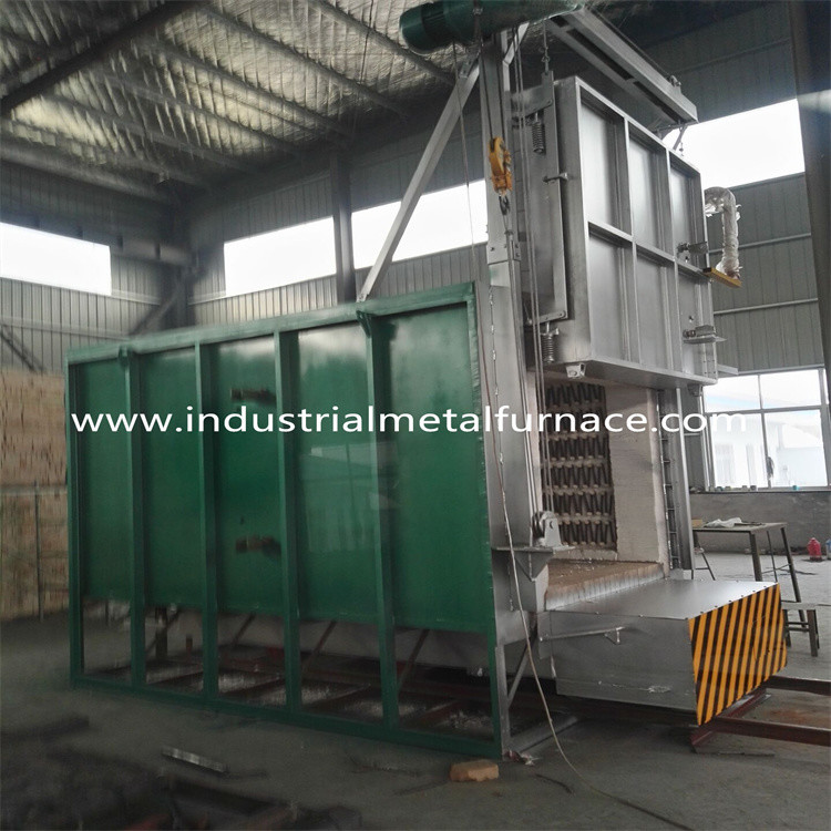 500KW Heat Treatment Equipment Electric Resistance 4 Zones Trolley Type