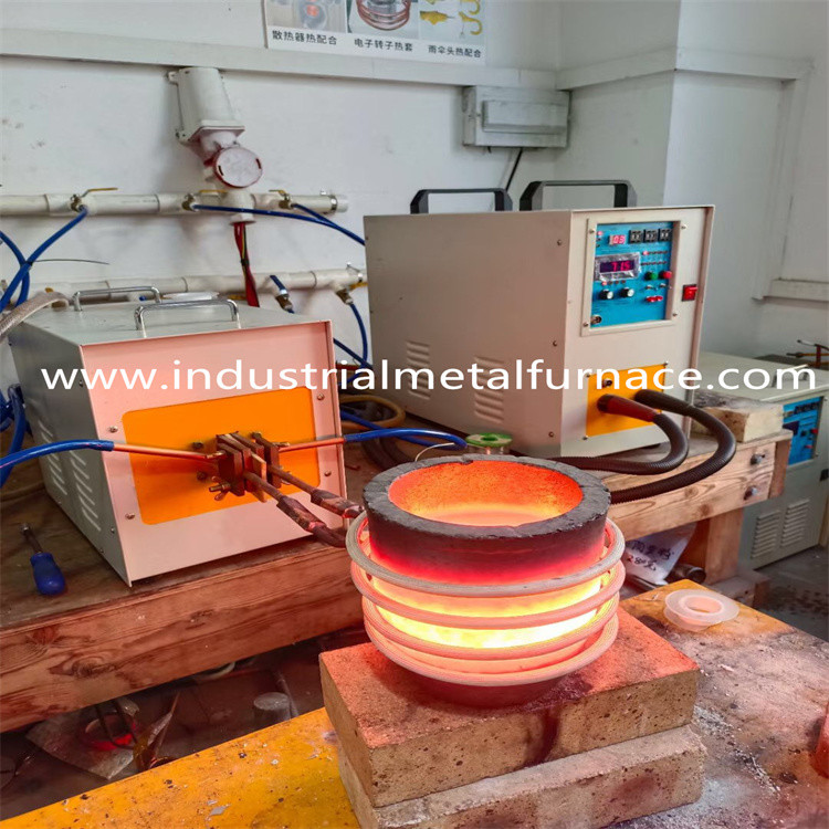 20Khz 40KG Steel Scrap Melting Induction Furnace Medium Frequency Type