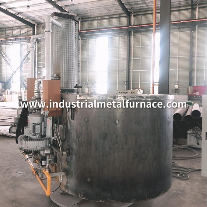 300 to 1000 kg Oval Gas Fired Crucible Melting Furnace Aluminum Scraps ...